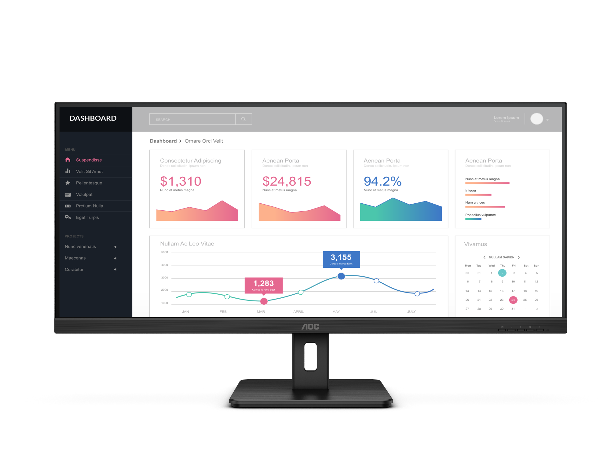 U34E2M 34" WQHD Monitor - AOC Monitor