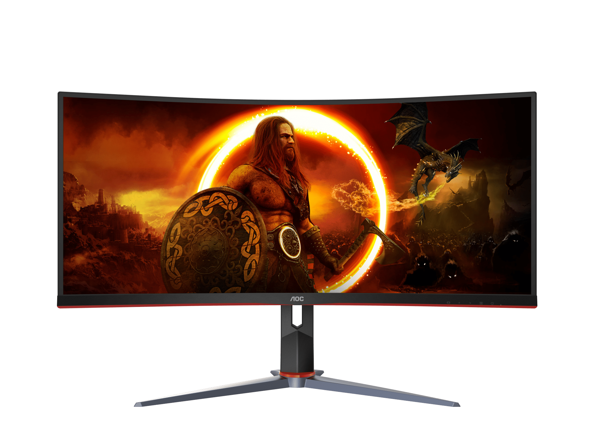 CU34G2XP 34吋21:9超寬廣曲面電競顯示器 - AOC Monitor