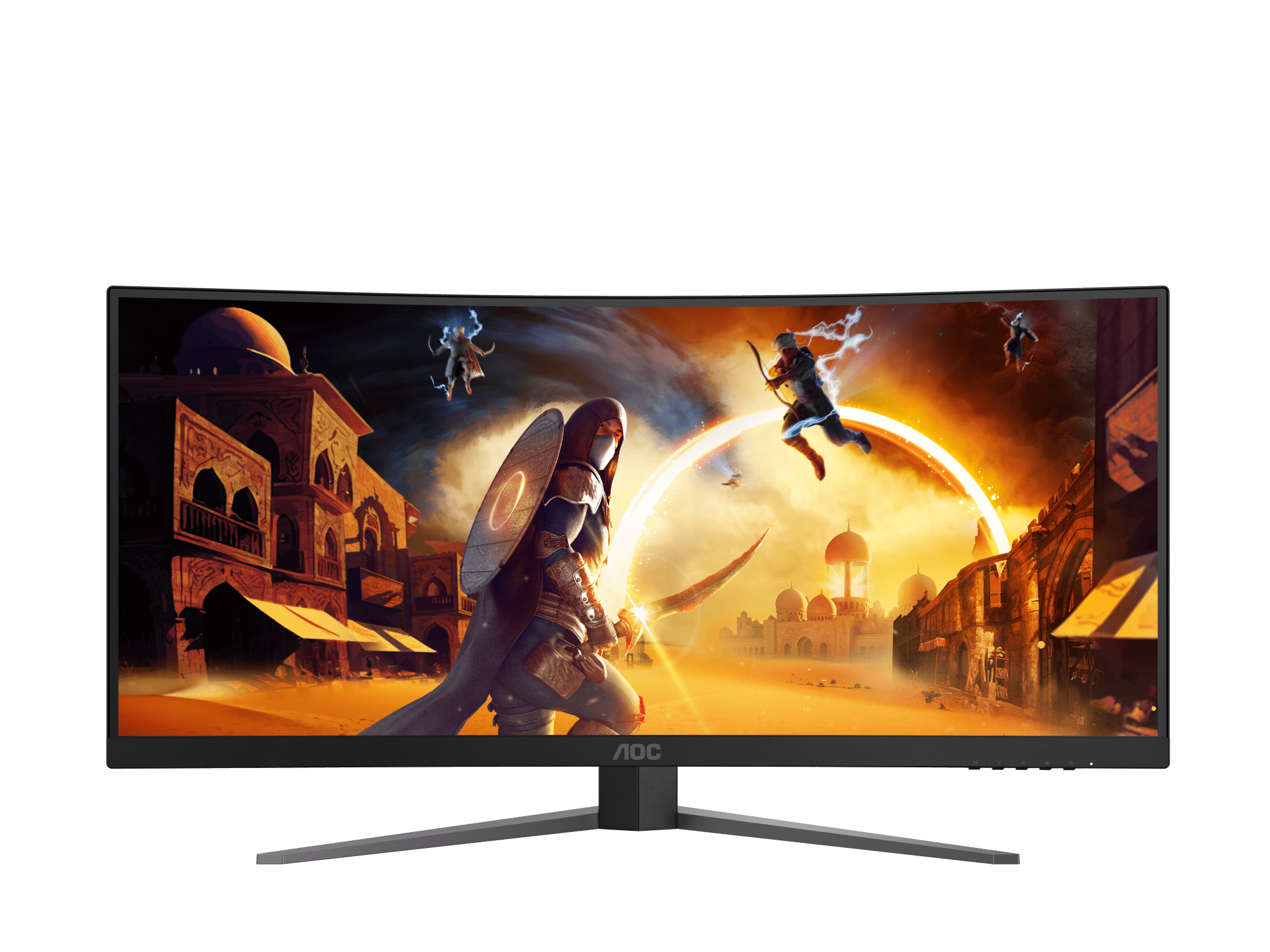 CU34G4 34" WQHD Curved Gaming Monitor - AOC Monitor (New Zealand)