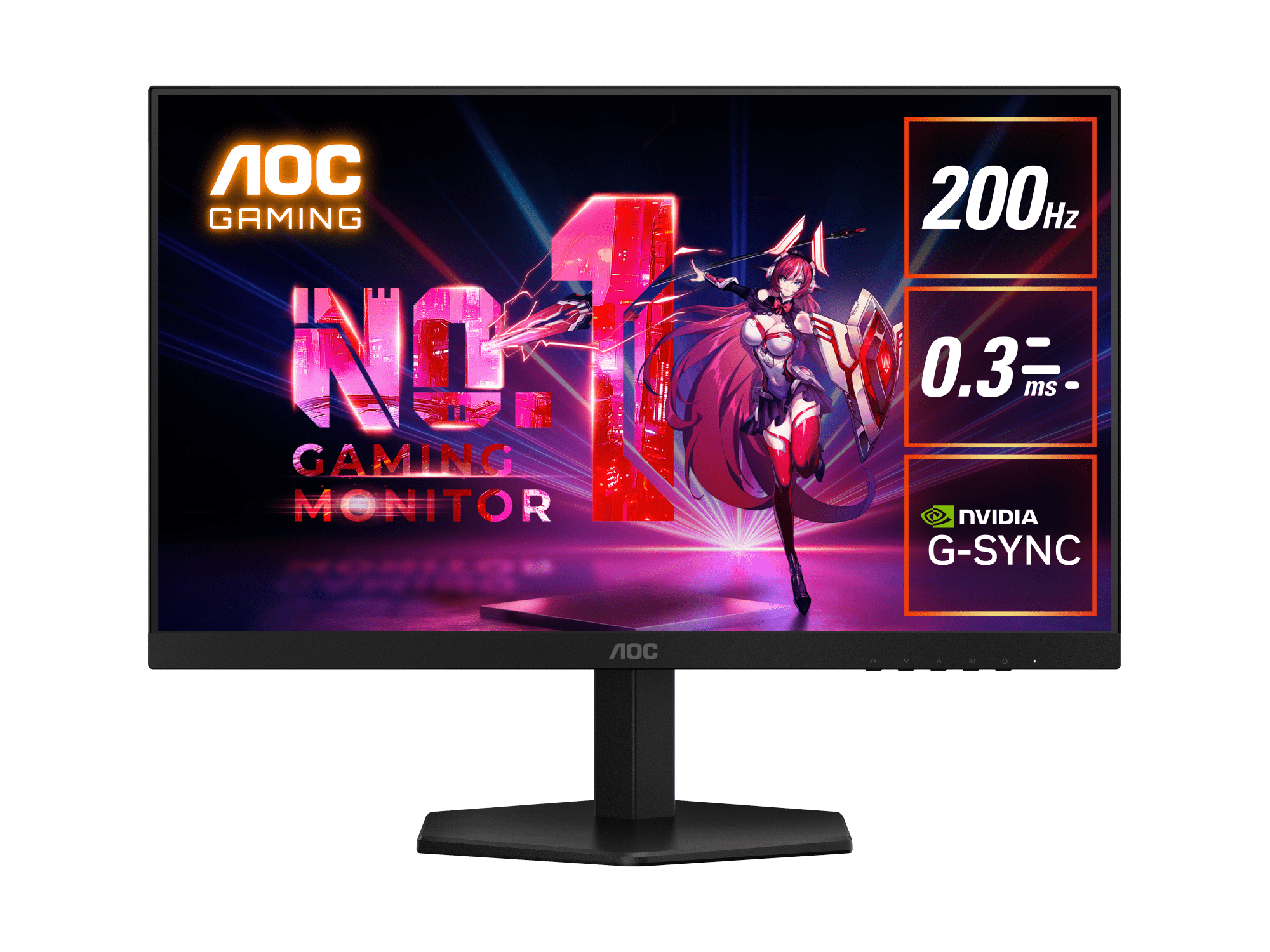 24G42E 23.8" Fast IPS Gaming Monitor - AOC Monitor